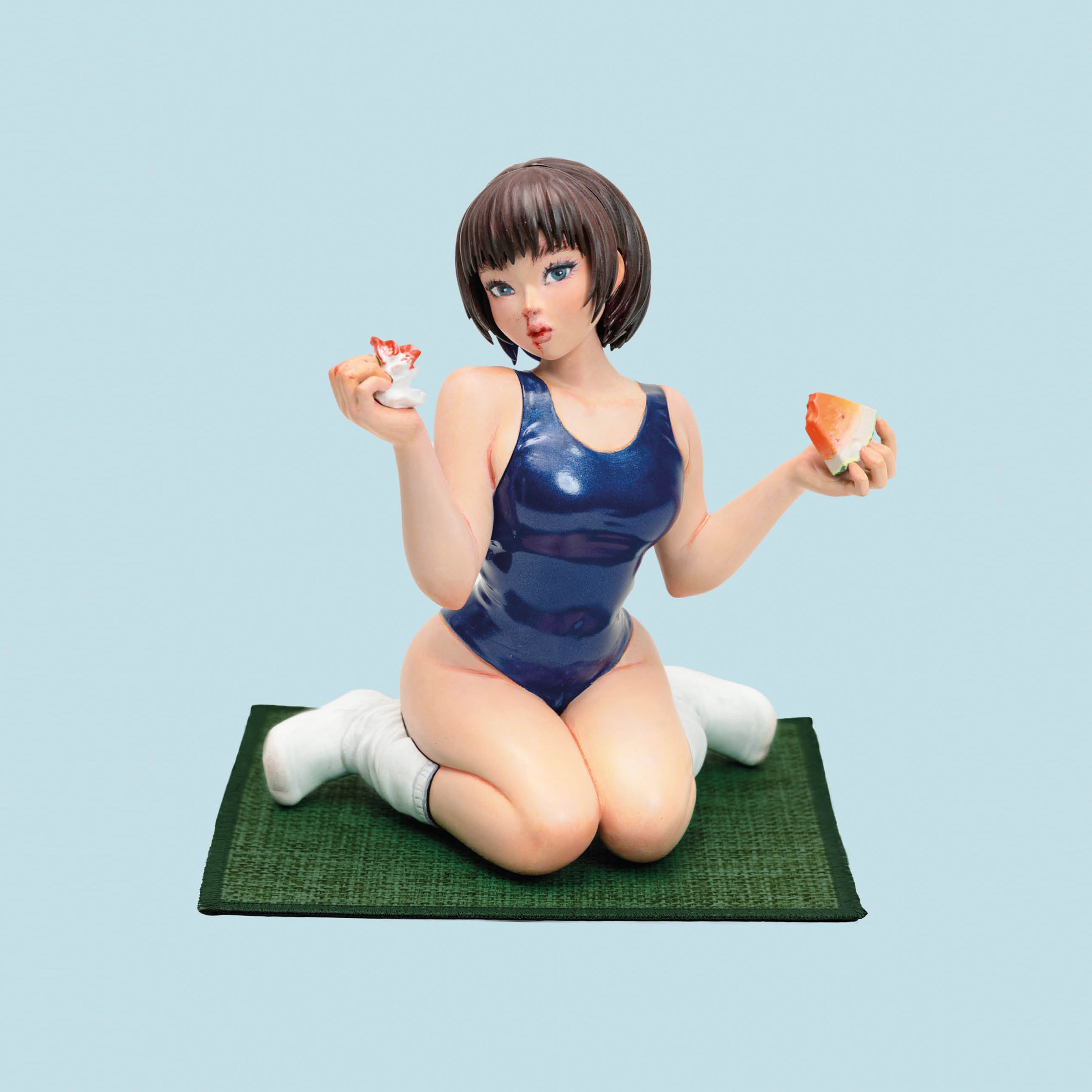 Nosebleed Girl (Sculpture and Print Set) – DDTStore