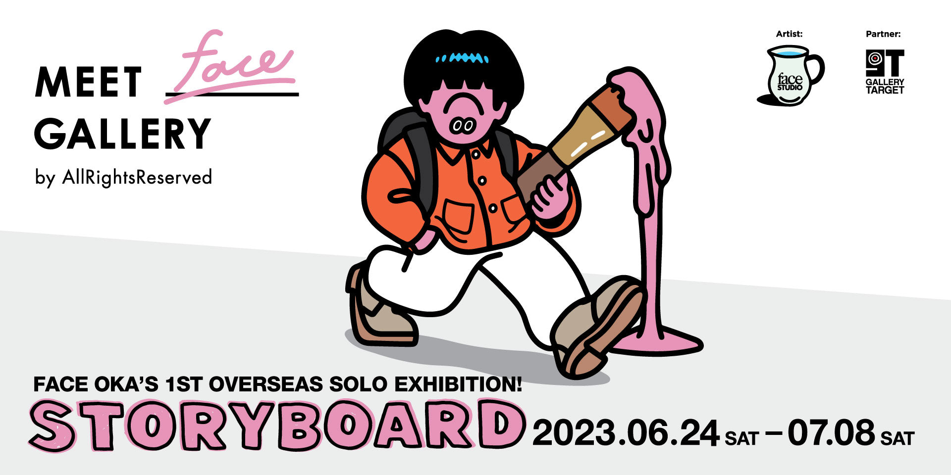 FACE OKA's 1st OVERSEAS SOLO EXHIBITION - STORYBOARD – DDTStore