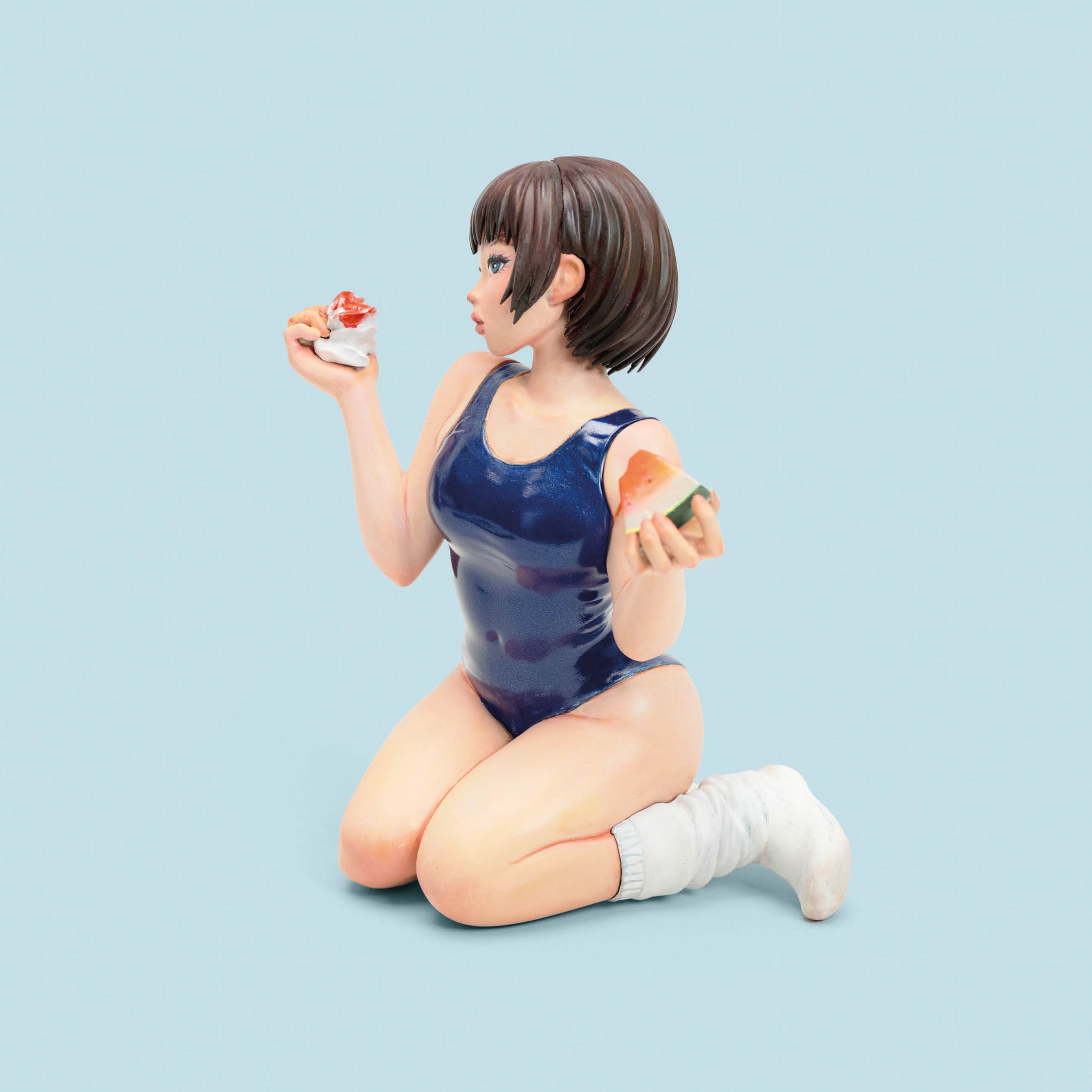 Nosebleed Girl (Sculpture and Print Set) – DDTStore
