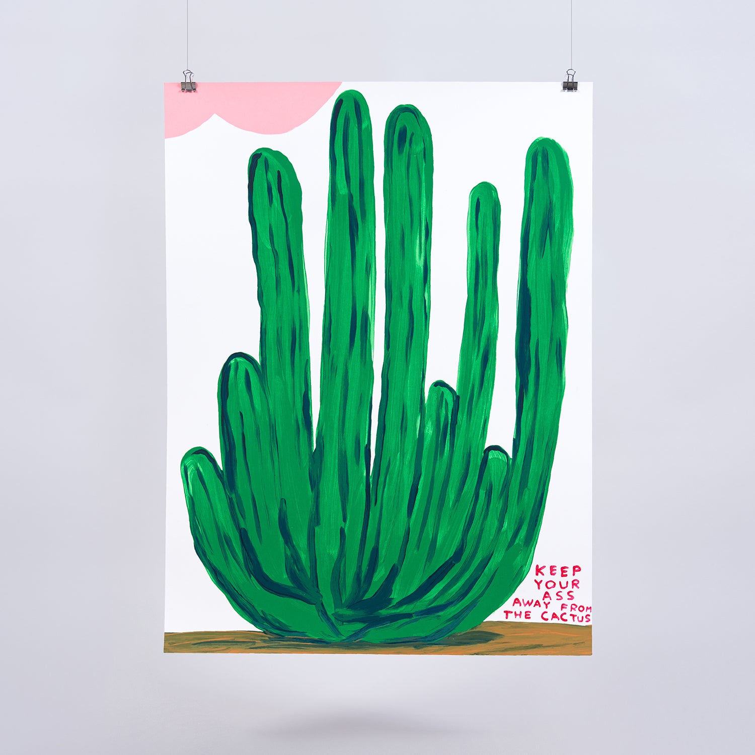 “Keep Your Ass Away From The Cactus” Screenprint – DDTStore
